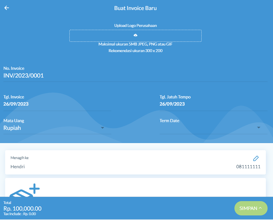 Cara Membuat Sales Invoice atau Invoice Penjualan di Aplikasi Mobile ...