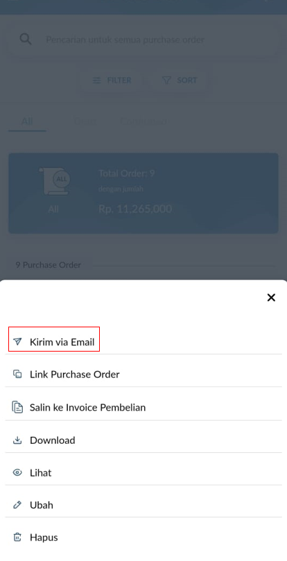 Cara Kirim Order Pembelian atau Purchase Order di Aplikasi Mobile ...