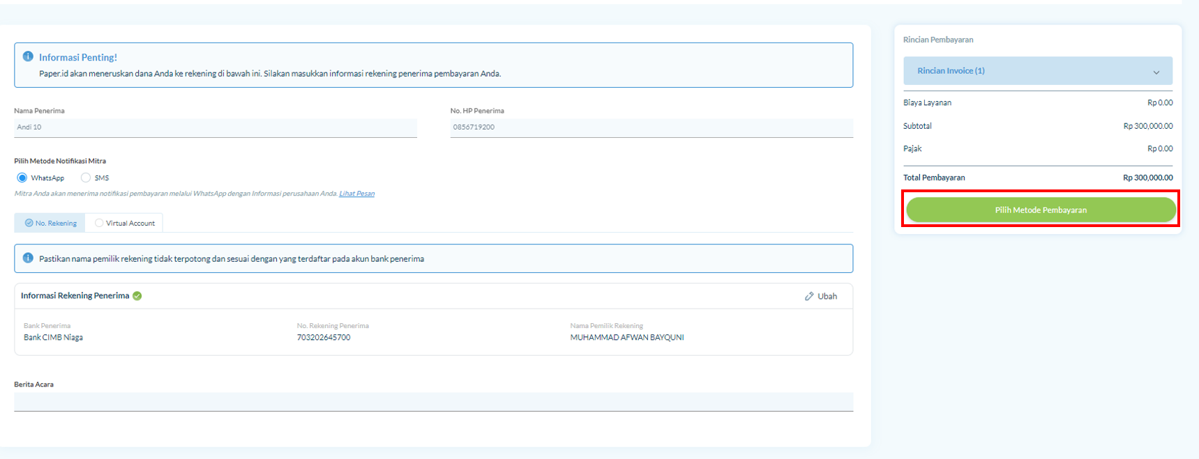 Cara Melakukan Pembayaran Invoice ke Supplier dari Invoice Pembelian ...
