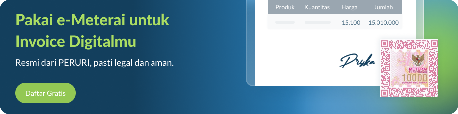 Cara Membubuhkan E-Meterai di Invoice Penjualan – Paper.id Support & Help