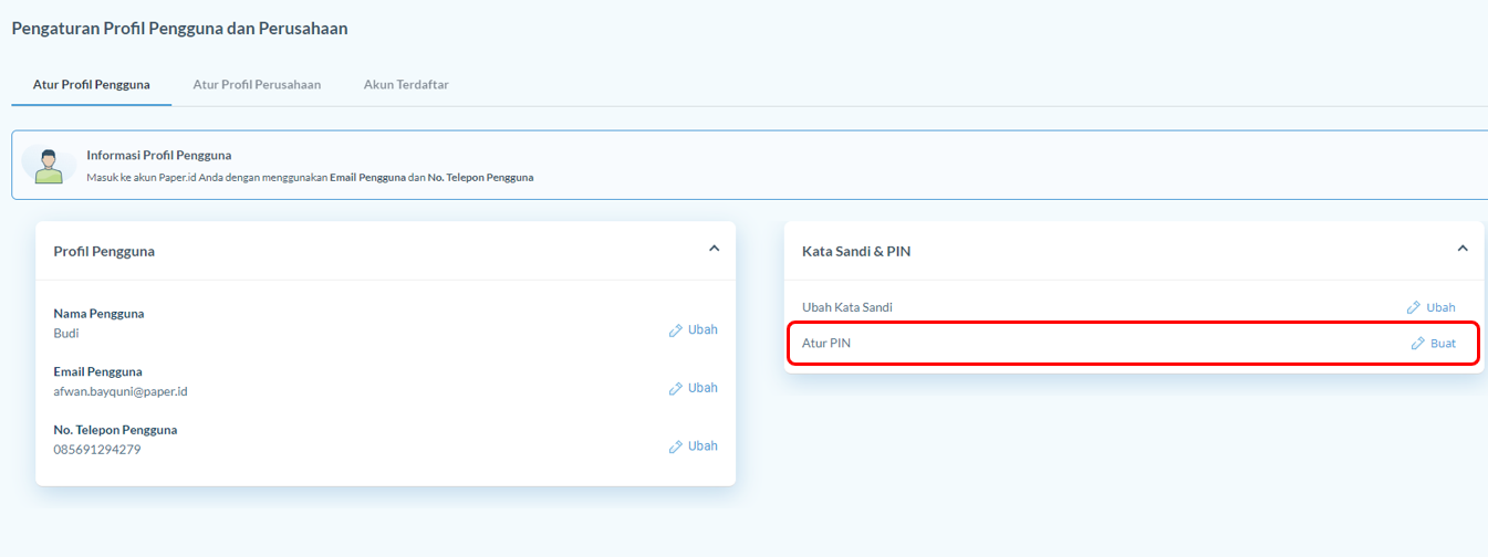 Cara Membuat PIN di Paper.id – Paper.id Support & Help