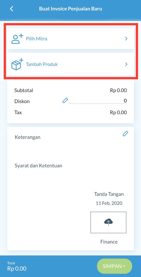 Cara Membuat Sales Invoice atau Invoice Penjualan di Aplikasi Mobile ...