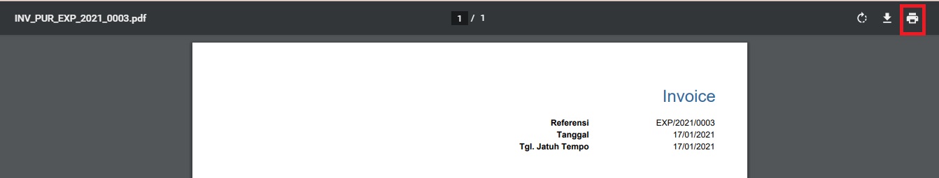 Cara Print Sales Invoice – Paper.id Support & Help